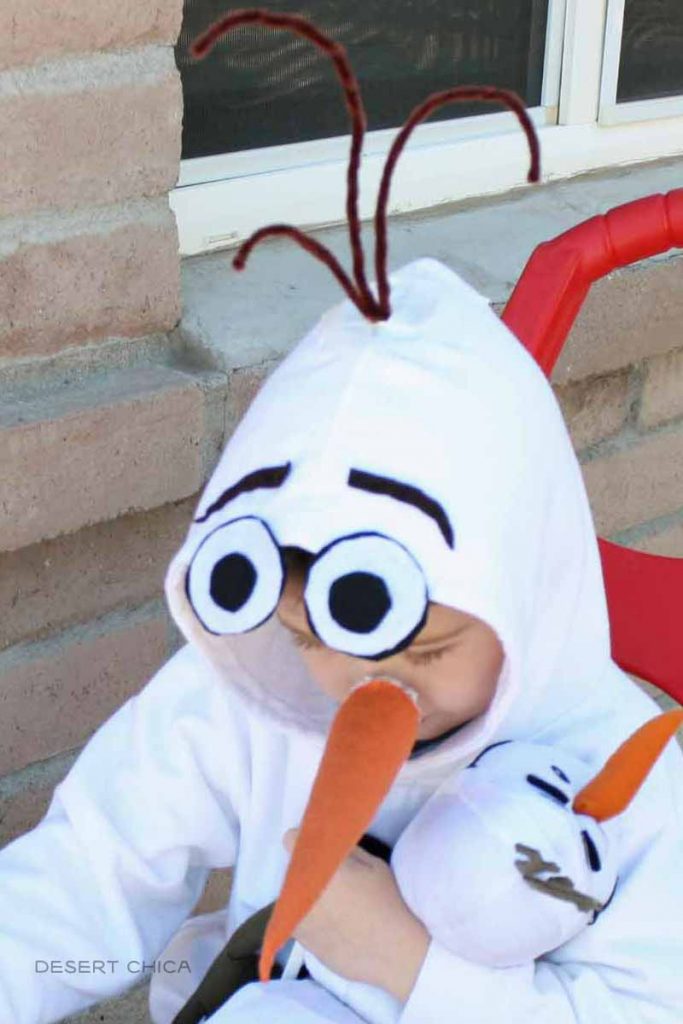 DIY Olaf Costume - Desert Chica