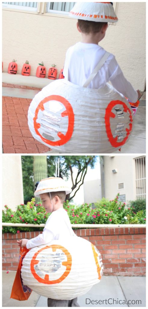 How to Make A DIY BB-8 Costume - Desert Chica