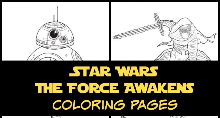 Star Wars The Force Awakens Coloring Pages and Activities - Desert Chica