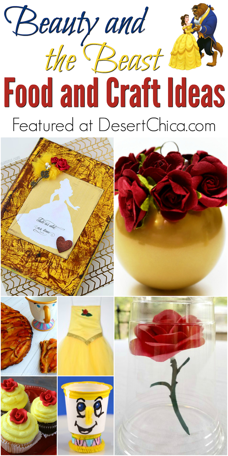 Beauty and the Beast Food & Craft Ideas - Desert Chica