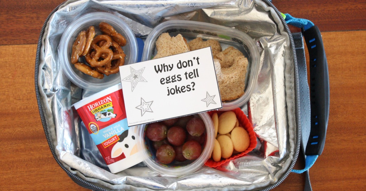 Give your kids a giggle in their lunch box with these lunch box jokes