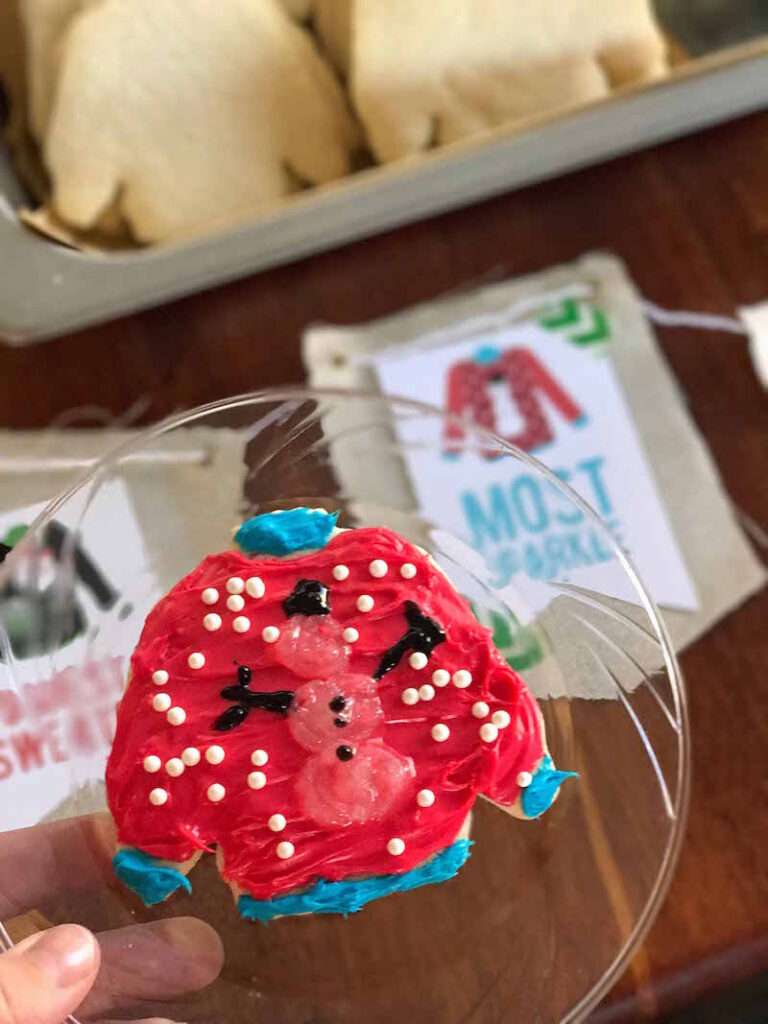 Ugly Sweater Cookies - Desert Chica