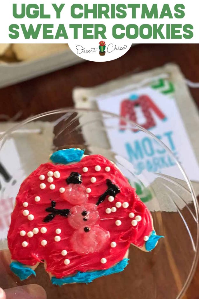 Ugly Sweater Cookies - Desert Chica