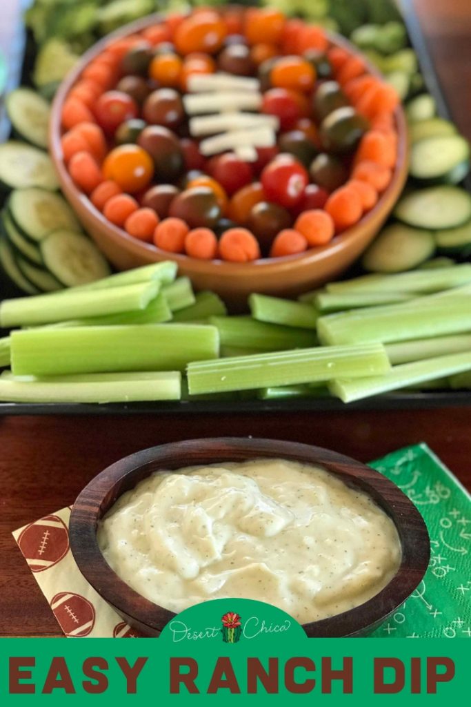 Football Veggie Tray - Desert Chica