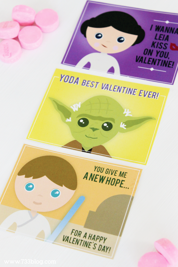 20+ Printable Star Wars Valentines - Desert Chica