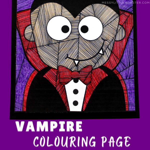 17 Cute Vampire Crafts For Kids - Desert Chica