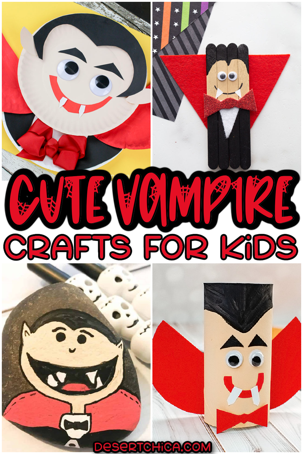 17 Cute Vampire Crafts For Kids | Desert Chica