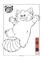 Turning Red Coloring Pages - Desert Chica