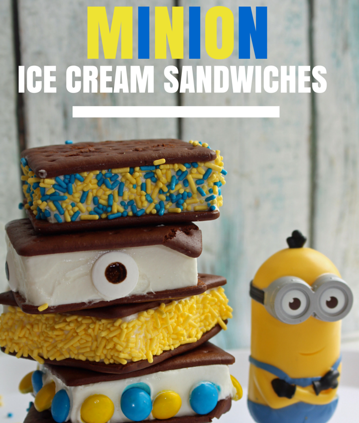 Minion Ice Cream Sandwiches - Desert Chica