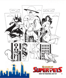 DC League of Super Pets Coloring Pages - Desert Chica